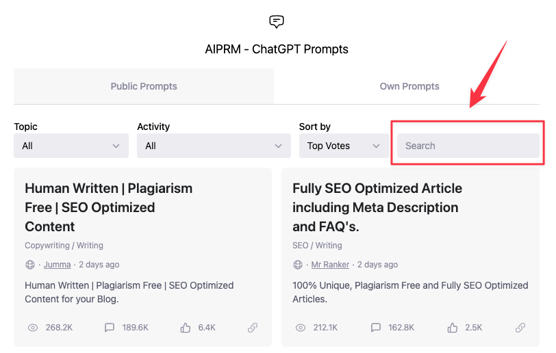 【7 個提示詞讓 ChatGPT 幫你完成一篇 SEO 文章】上篇：6 個超實用的 AIPRM Prompt - awoo